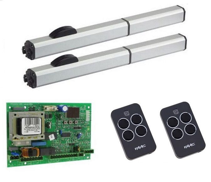 Kit dos brazos hidráulicos FAAC 400 CBAC - SOLUCIONES DOMICILIARIAS