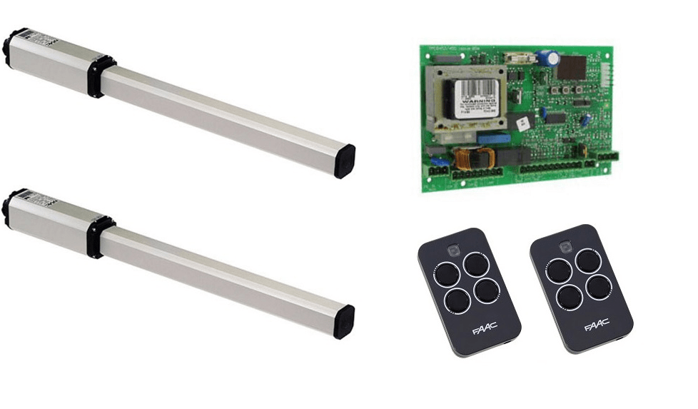 Kit dos brazos hidráulicos FAAC 402 SBS - SOLUCIONES DOMICILIARIAS